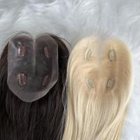 China European Straight 0.11 Lace Front Topper 613 Blonde Human Hair Wig for Women for sale