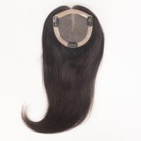China 100% Virgin Remy Human Hair Lace Topper 12-18 inch No Shedding Tangle Free Transparent Swiss Lace for sale
