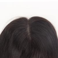 China 100% Virgin Remy Human Hair Lace Topper 12-18 inch No Shedding Tangle Free Transparent Swiss Lace for sale