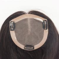 China 100% Virgin Remy Human Hair Lace Topper 12-18 inch No Shedding Tangle Free Transparent Swiss Lace for sale
