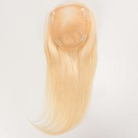 China European Remy Hair Lace Closure Topper Wigs 6x8 Inch Blonde #613 Cuticle Aligned Virgin Human Hair for sale