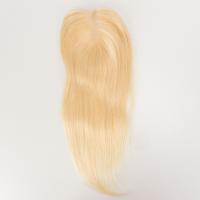China 613 Blonde Swiss Lace Front Toupee 5x5 5x7 Topper Brazilian Human Hair Wig 14 Inches for sale