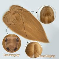 China Natural Remy Human Hair Toupee Wig with Bangs Mono Thin Skin Base for Women for sale