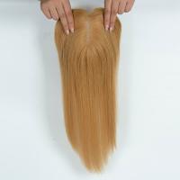 China Natural Remy Human Hair Toupee Wig with Bangs Mono Thin Skin Base for Women for sale