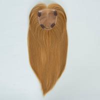 China Natural Remy Human Hair Toupee Wig with Bangs Mono Thin Skin Base for Women for sale