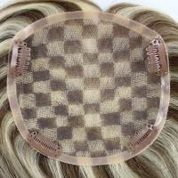 China Cuticle Aligned Ladies Hair Topper Toupee 100% Virgin Human Hair 8-22 inch for sale