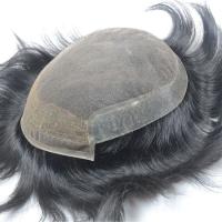 China Realistic Indian Men Toupee Human Hair Wig 60g-65g OEM Bulk 8 Inches for sale
