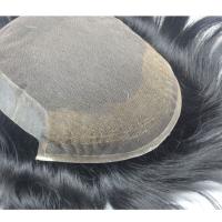 China Realistic Indian Men Toupee Human Hair Wig 60g-65g OEM Bulk 8 Inches for sale