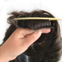 China 8x10 Inch Real Human Hair Wig for Men Full Lace Hair System Toupee 6 Inches for sale