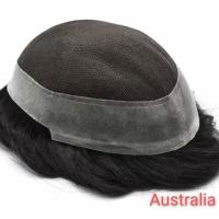 China 8x10 Inch Real Human Hair Wig for Men Full Lace Hair System Toupee 6 Inches for sale