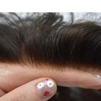 China Full Swiss Lace Men Toupee Human Hair Super Thin 8inch ODM Customizable for sale