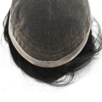 China Full Swiss Lace Men Toupee Human Hair Super Thin 8inch ODM Customizable for sale