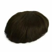 China 1B Real Human Hair Toupee Fine Mono Prosthesis 6x9 7x10 Lace Base for Men for sale
