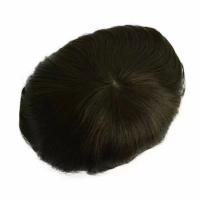 China 1B Real Human Hair Toupee Fine Mono Prosthesis 6x9 7x10 Lace Base for Men for sale