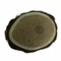 China 1B Real Human Hair Toupee Fine Mono Prosthesis 6x9 7x10 Lace Base for Men for sale