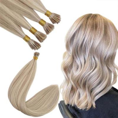 China Wholesale Remy Russian U Tip Human Hair Extensions Highlight I Tip 12-26 Inch 100g for sale