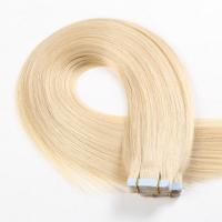 China 100% Virgin Human Hair Tape In Extensions 12-26 Inch Full Cuticle Double Sided Adhesive Bulk for sale