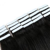 China 100% Virgin Human Hair Tape In Extensions 12-26 Inch Full Cuticle Double Sided Adhesive Bulk for sale
