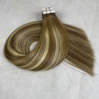 China Natural Remy Brown Tape In 99J Hair Extensions 14-26 Inch Invisible Injected 100% Human Hair for sale