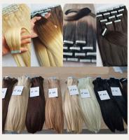 China 100% Virgin Remy European Tape Human Hair Extensions Invisible Double Drawn 12-32 Inch 50g for sale