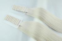 China Curly Remy Tape In Human Hair Extensions Cuticle Aligned 50g Pack 12-24 Inch for sale