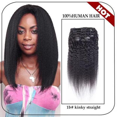 China Kinky Curly Drawstring Clip In Afro Weave Hair Extensions 100g 100 Strands 10-30inch for sale