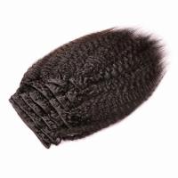 China Kinky Curly Drawstring Clip In Afro Weave Hair Extensions 100g 100 Strands 10-30inch for sale