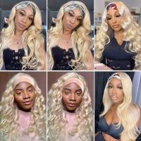 China 613 Blonde Lace Front Wig Virgin Remy Human Hair Silky Straight 8-26 Inch for sale