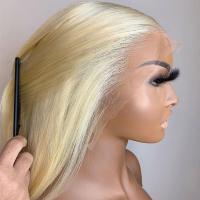 China 613 Blonde Lace Front Wig Virgin Remy Human Hair Silky Straight 8-26 Inch for sale