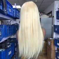 China Wholesale 613 Blonde Lace Closure Wig 30 Inch 100% Virgin Indian Human Hair for Black Women for sale