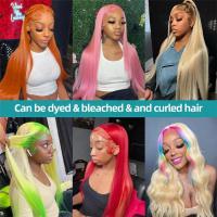 China 100% Virgin 613 Blonde 13x6 HD Full Lace Frontal Human Hair Wig 8-30 Inch for sale