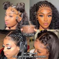 China Honey Blonde 13x4 HD Lace Front Wig 180% Density Virgin Human Hair for Black Women 8-40 inch for sale