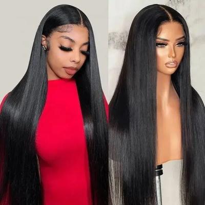 China Straight Texture Human Hair Lace Wig Hand Made Customizable for sale