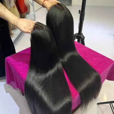 China 150G-300G 100% Human Hair Lace Wig with Elastic Band Pre-Plucked Hairline for sale