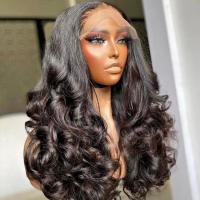 China Customized Peruvian Human Hair Lace Wig 8-32 Inches Free Logo Design for sale