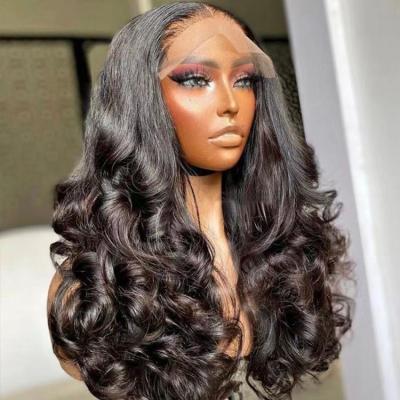 China Customized Peruvian Human Hair Lace Wig 8-32 Inches Free Logo Design for sale