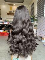 China 150G-300G Body Wave Human Hair Lace Wig 8-32 Inches Custom Logo Elastic Band for sale