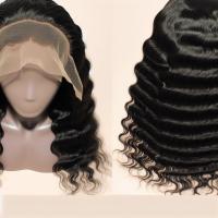 China Custom Body Wave Peruvian Human Hair Lace Wig 8-32 Inches Free Logo for sale