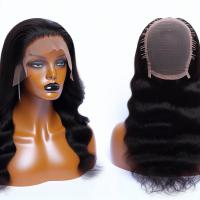 China Custom Body Wave Peruvian Human Hair Lace Wig 8-32 Inches Free Logo for sale