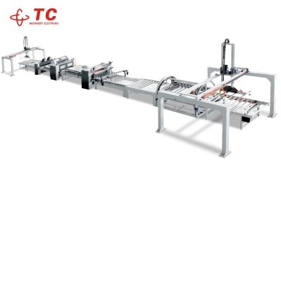 China TC Company Automatic PUR Hot Glue PVC Film Paper Cardboard Door Laminating Machine Paper Film Laminator for sale