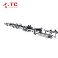 China TC Woodworking Machinery PVC Paper Depends Mdf Paper  Pvc Paper Sticking Flat Panel Laminating Machine for sale