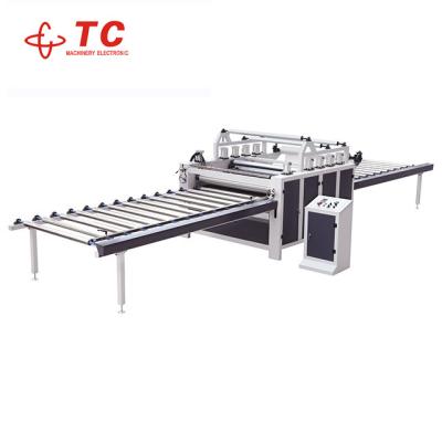 China TC Woodworking Machinery  Multifunctional  Best Quality Cheap Price  Film Cold Glue Sticking Laminating  Machine for Boards for sale