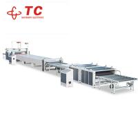 China TC  Fully  Automatic  WPC PVC Foam  MDF  Decorative Board  PUR  Hot Melt Glue Film Laminating Machine for sale