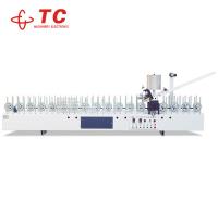 China TC Factory Direct Delivery EVA Hot Melt Glue Veneer Profile Wrapping Machine for sale