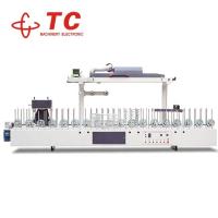 China Heavy Duty Profile Wrapping & Pressing Machine with 5-90mm Thick Profiles for Cabinet or Door Making for sale