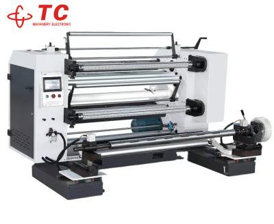 China TC Factory Wholesale High Speed Slitting Rewinding Machine Use for Paper/pvc Leather for sale