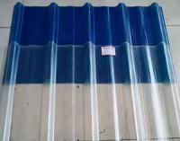 China Soundproofing FRP Translucent Roofing Sheets with 75-86% Light Transmittance and B1 Flame Retardant Grade for sale