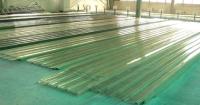 China Soundproofing FRP Daylighting Tile with 75-86% Light Transmittance and B1 Flame Retardant Grade for Industrial Roofing for sale