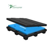 China HDPE Plastic Coaming Board Crate Correx Folding Plastic Pallet Box for sale