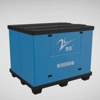 China Reusable PP Honeycomb Foldable Plastic Pallet Box For Auto Parts for sale